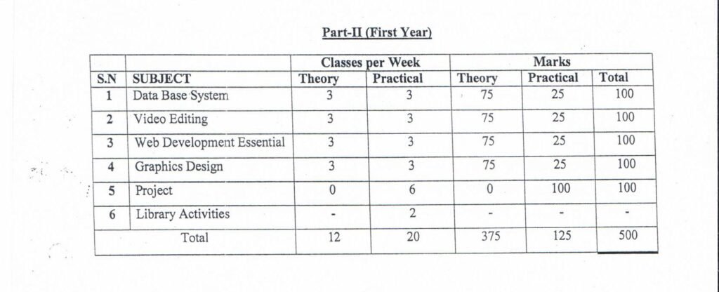 Diploma in Inforamtion Technology (DIT-2 Year) - jpi